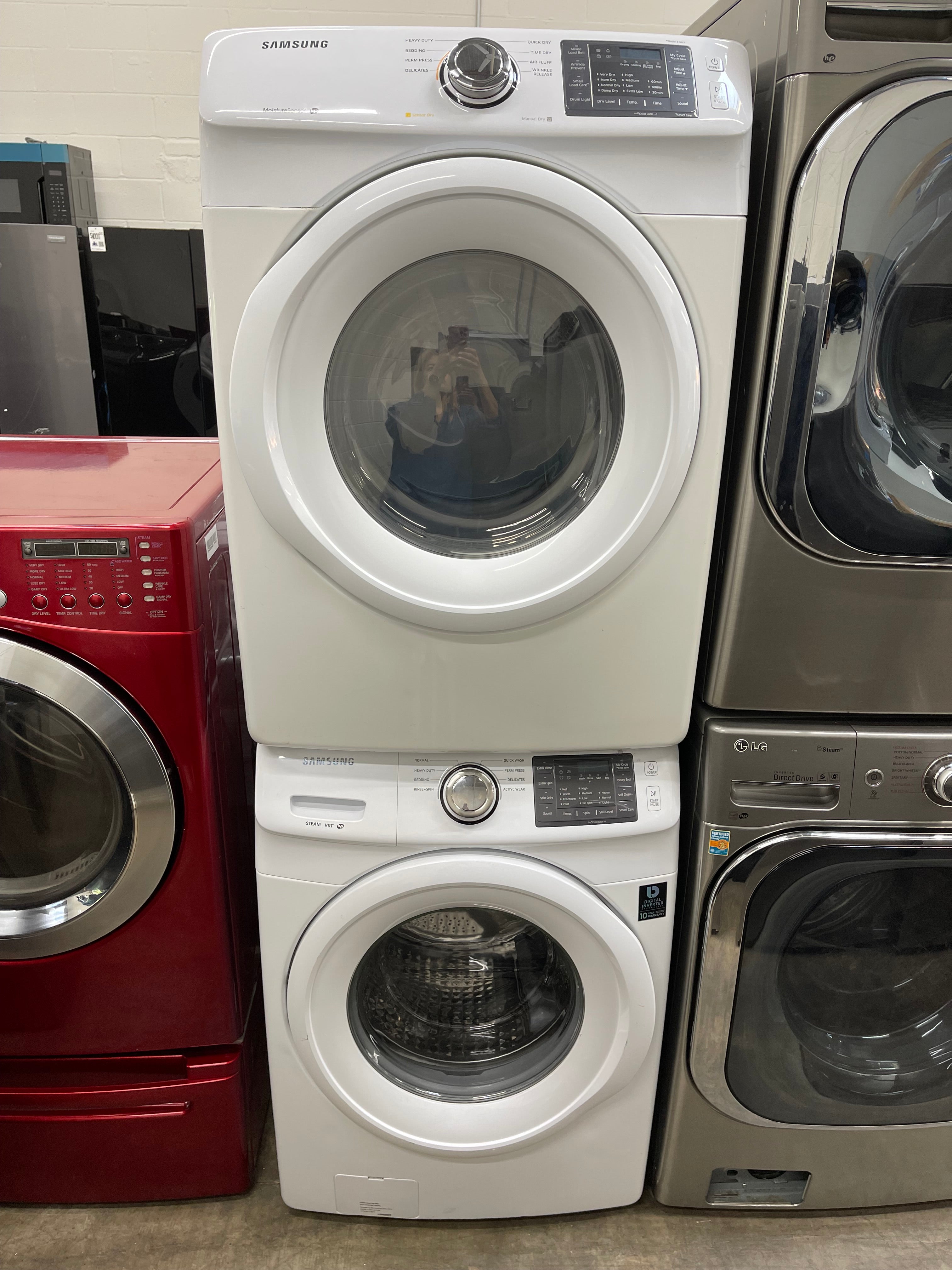 Samsung Front Load High Efficiency 4.2 Cu. Ft. Washer and 7.5 Cu Ft El – CS Technical Solutions ...